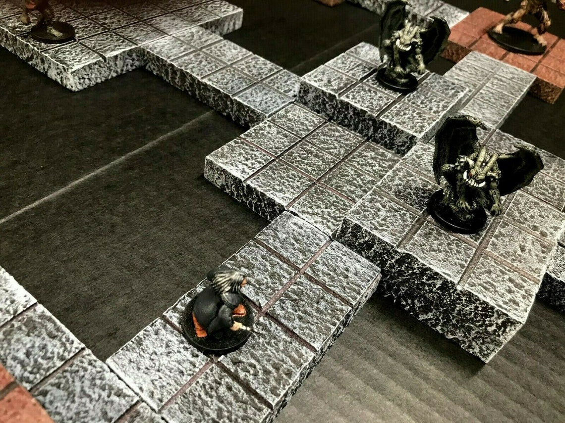Dungeon Tile Modular Expansion Set 2 Dungeons & Dragons Pathfinder Dnd ...