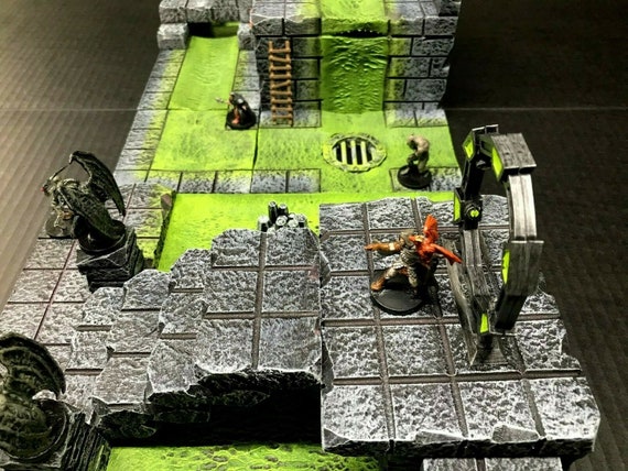 Big Dungeon Sewer Combo Set Terrain Wargaming Dungeons & Dragons ...