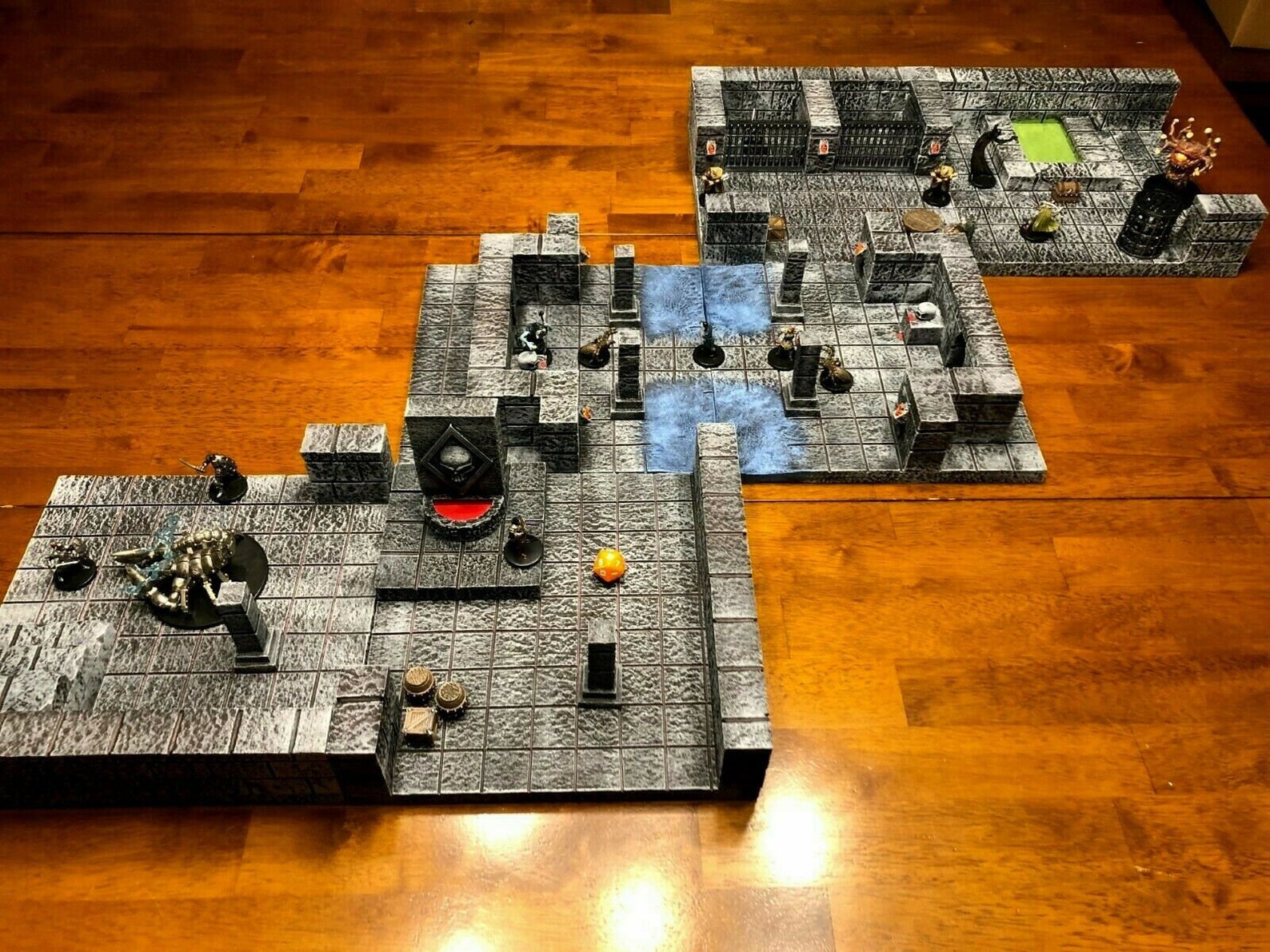 Big Dungeon Terrain Modular Set Wargame Scenery Dungeons & - Etsy