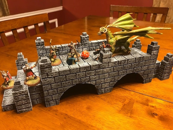 Dungeon Big Bridge 28mm Terrain 40k Warhammer Dungeons & | Etsy