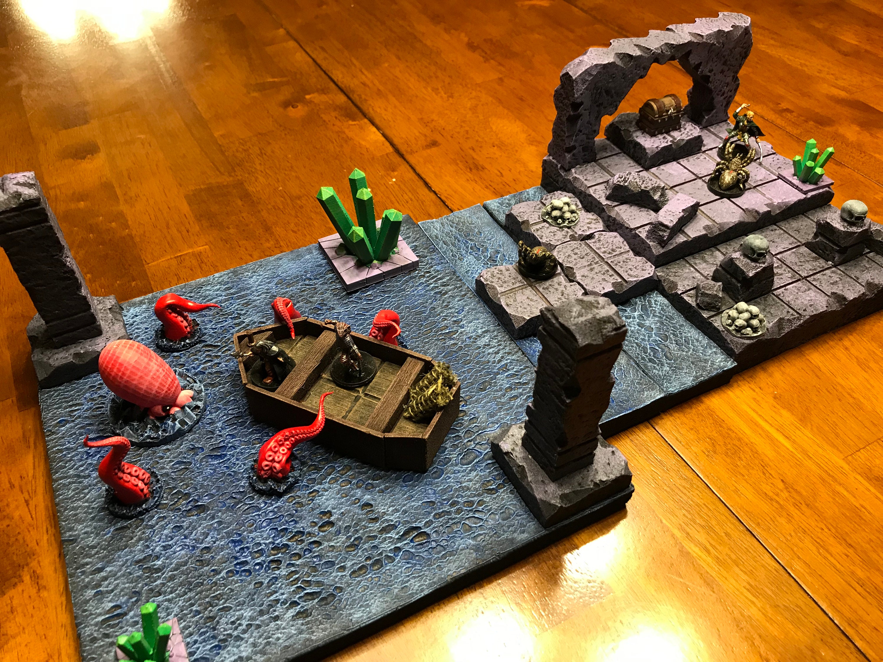 Dungeon Cthulhu Set 28mm Dungeons and Dragons Pathfinder D&d Terrain ...