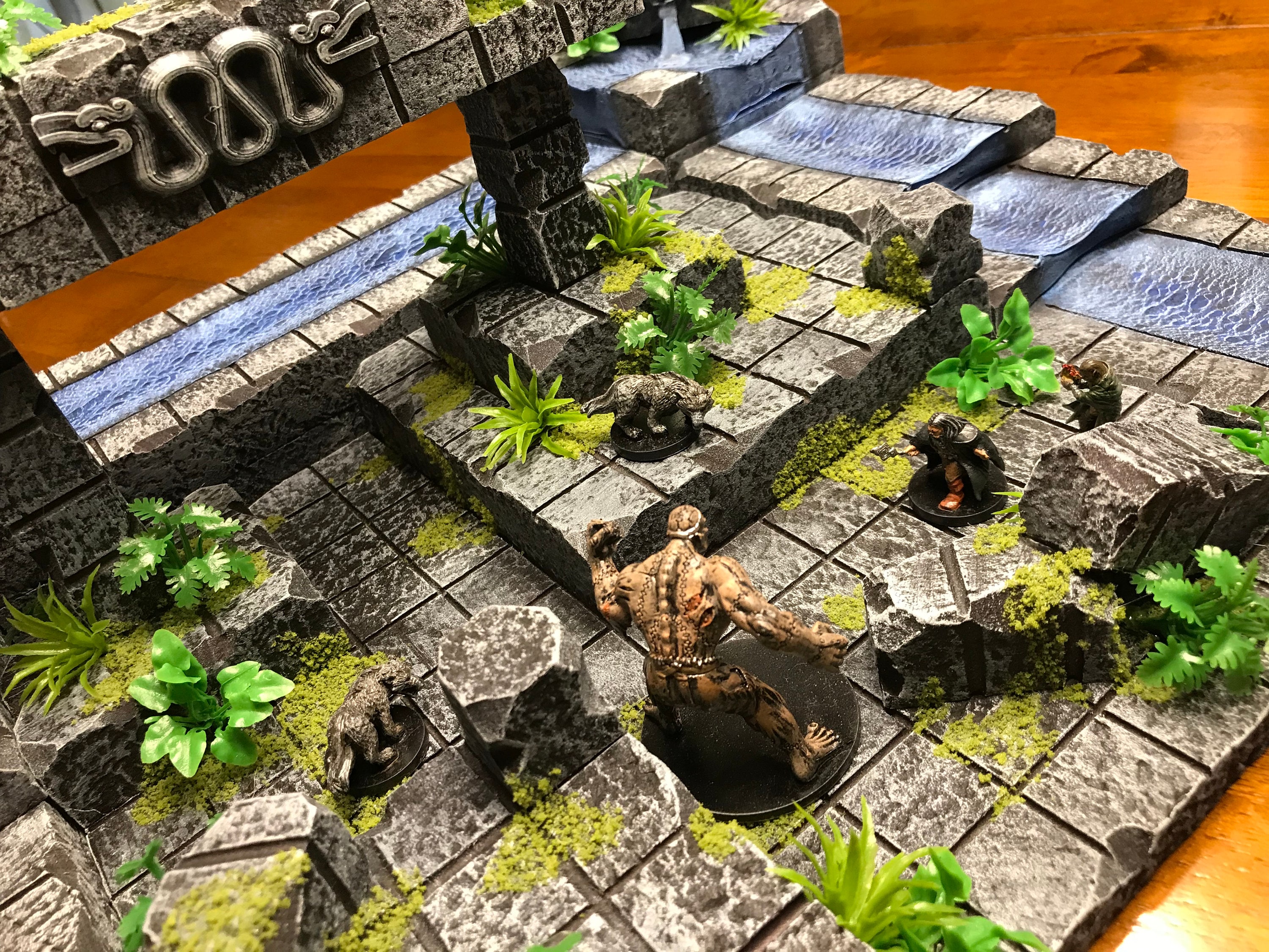 Aztec Water Ruin Set 28mm Dungeons and Dragons Pathfinder D&d - Etsy