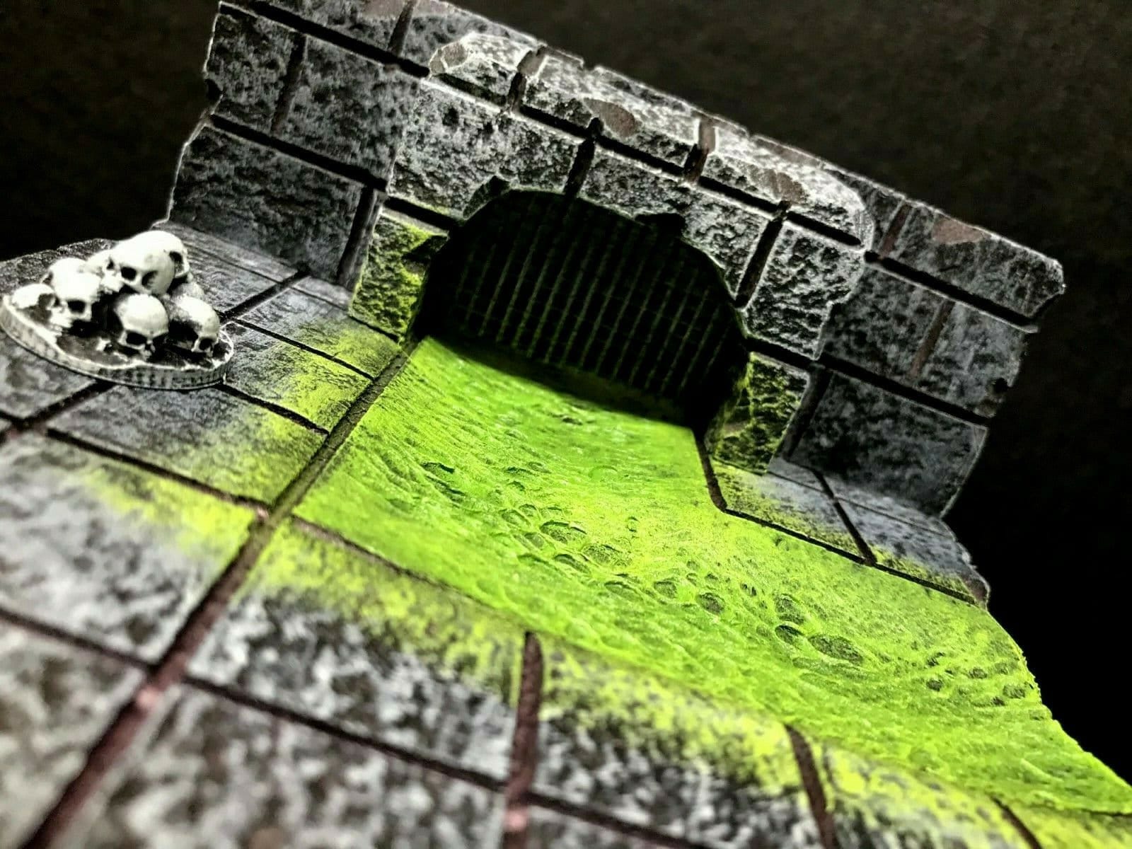 Big Dungeon Sewer Set Terrain 28mm Wargaming Dungeons & Dragons ...