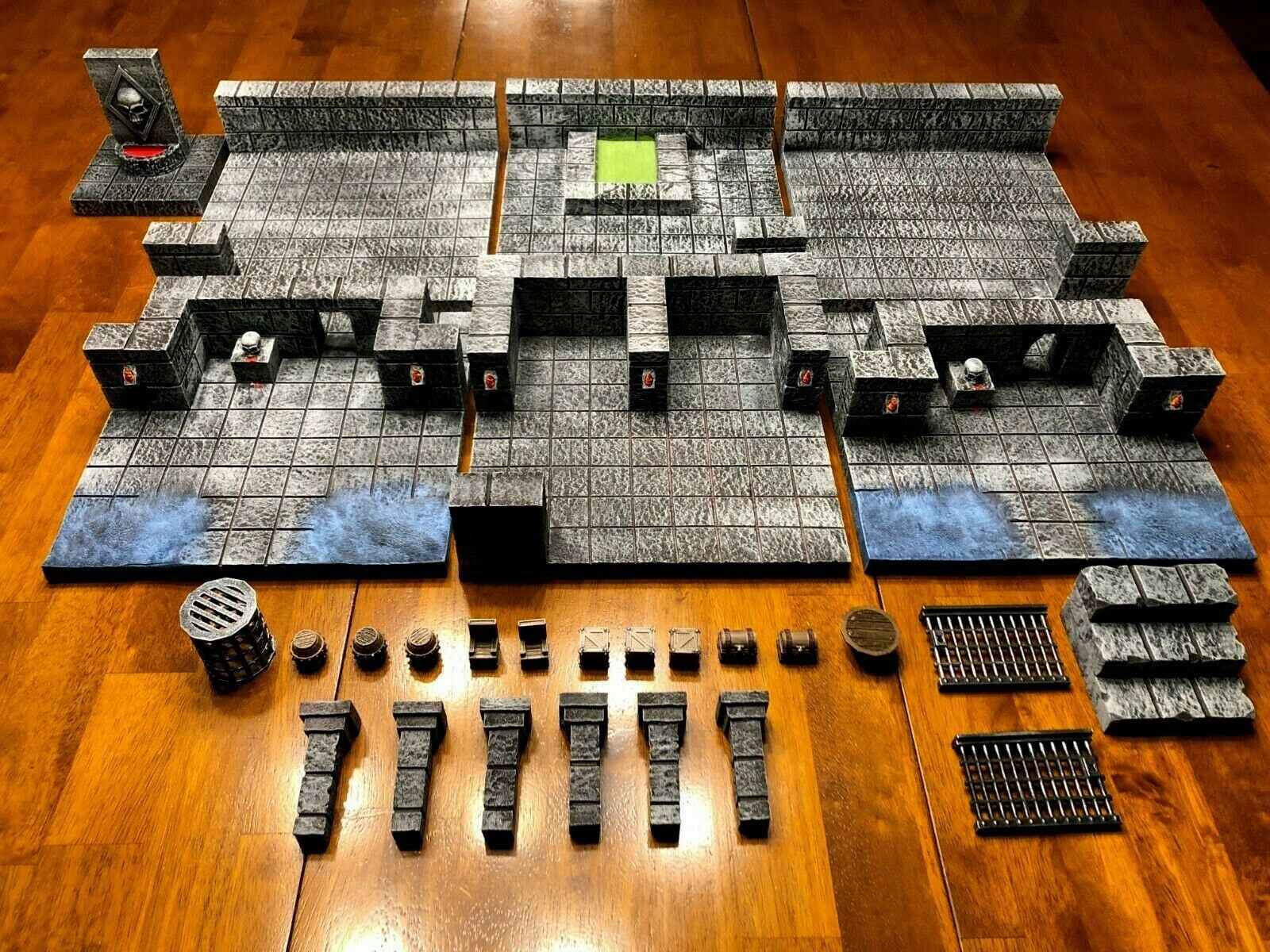 Big Dungeon Terrain Modular Set Wargame Scenery Dungeons & - Etsy