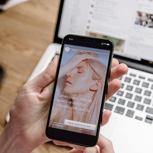 6 Minimalist Instagram Stories Templates Bundle for Magazines, Bloggers ...