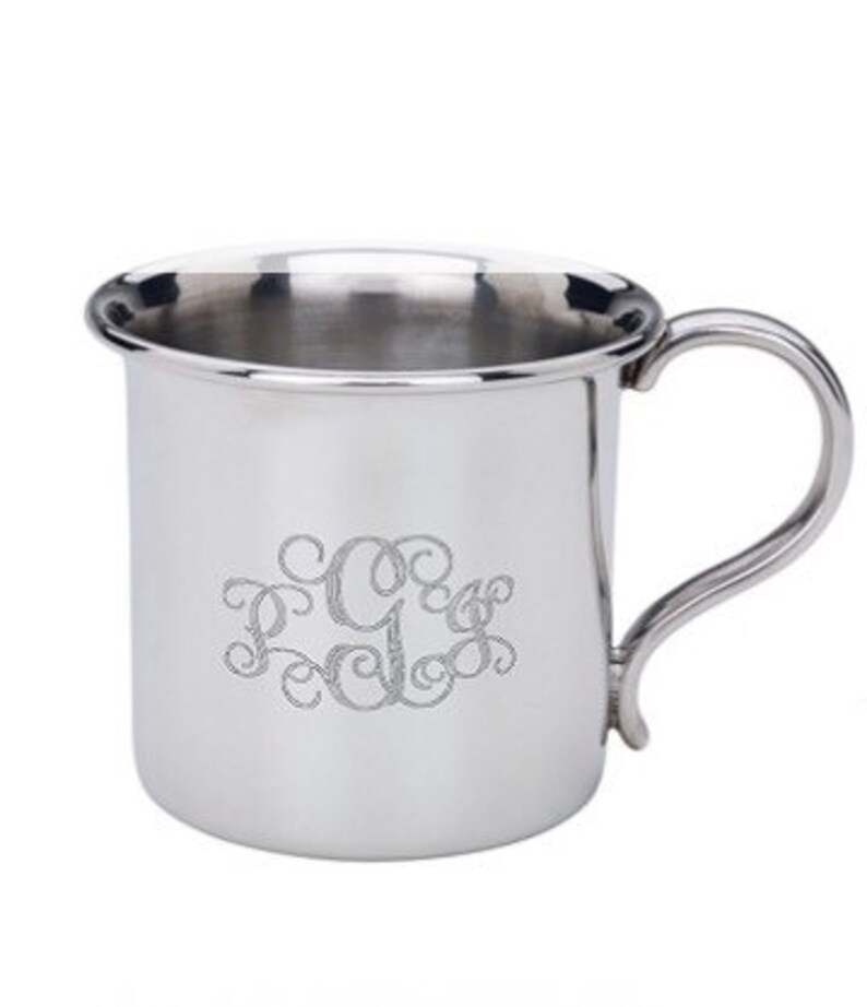 America Baby Cup Pewter Keepsake Baby Gift Christening Baptism New Born ...