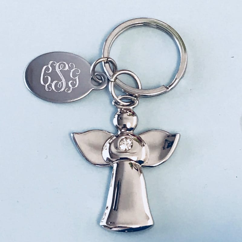 Angel Keyring - Etsy
