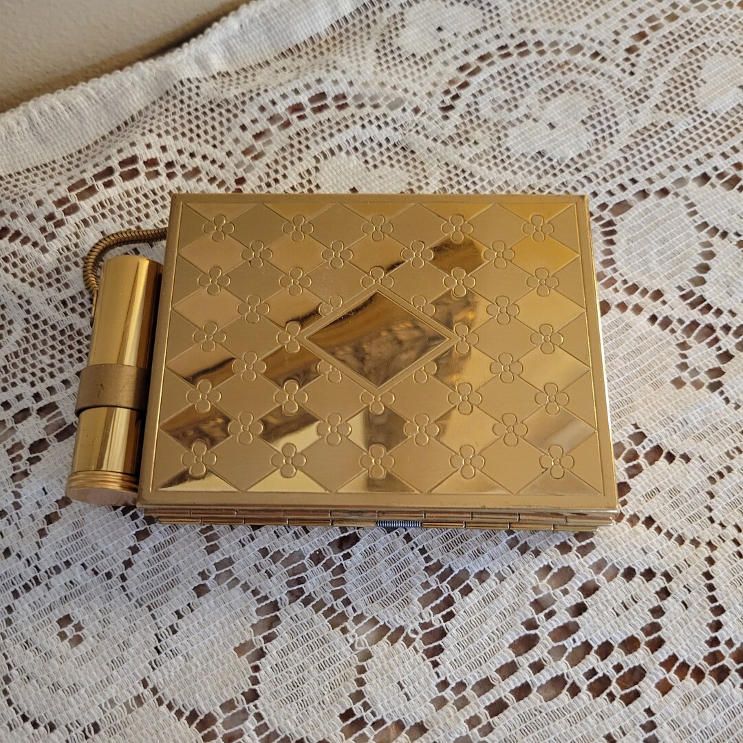 Vintage MCM Compact - Etsy