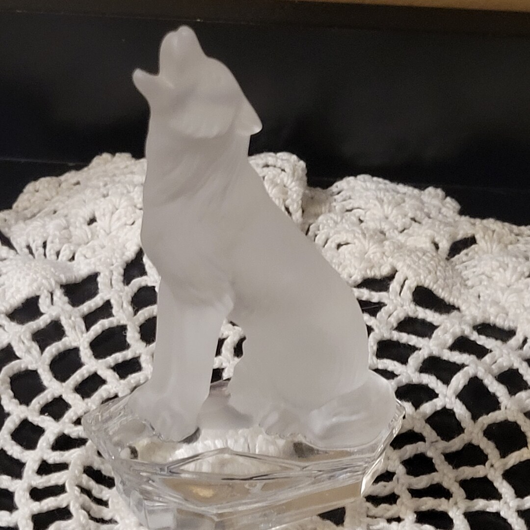 Crystal Vintage Goebel Wolf - Etsy