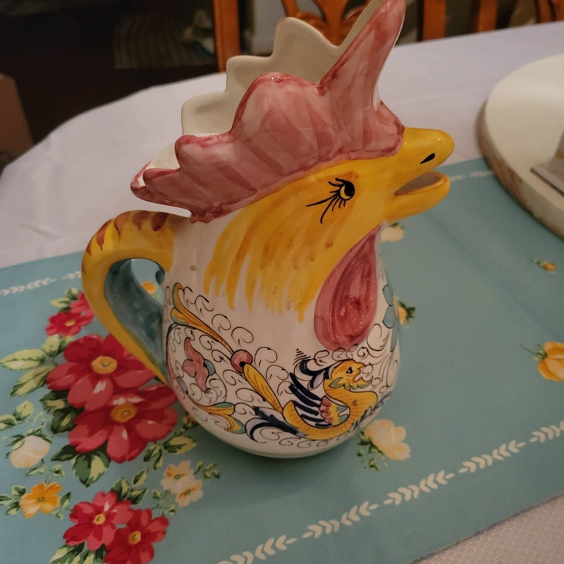 Rooster Pitcher - Etsy