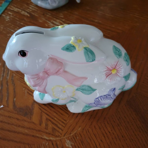Bunny Piggy Bank - Etsy