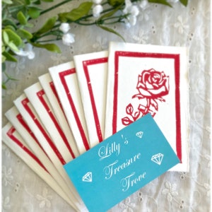 Red Rose Cards - Etsy