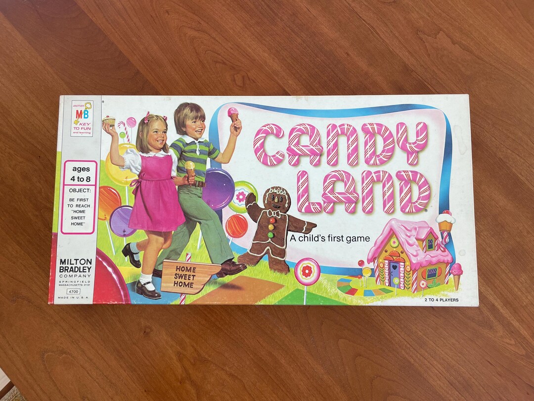 1978 Candy Land Board Game, Milton Bradley, A Child's First Game ...