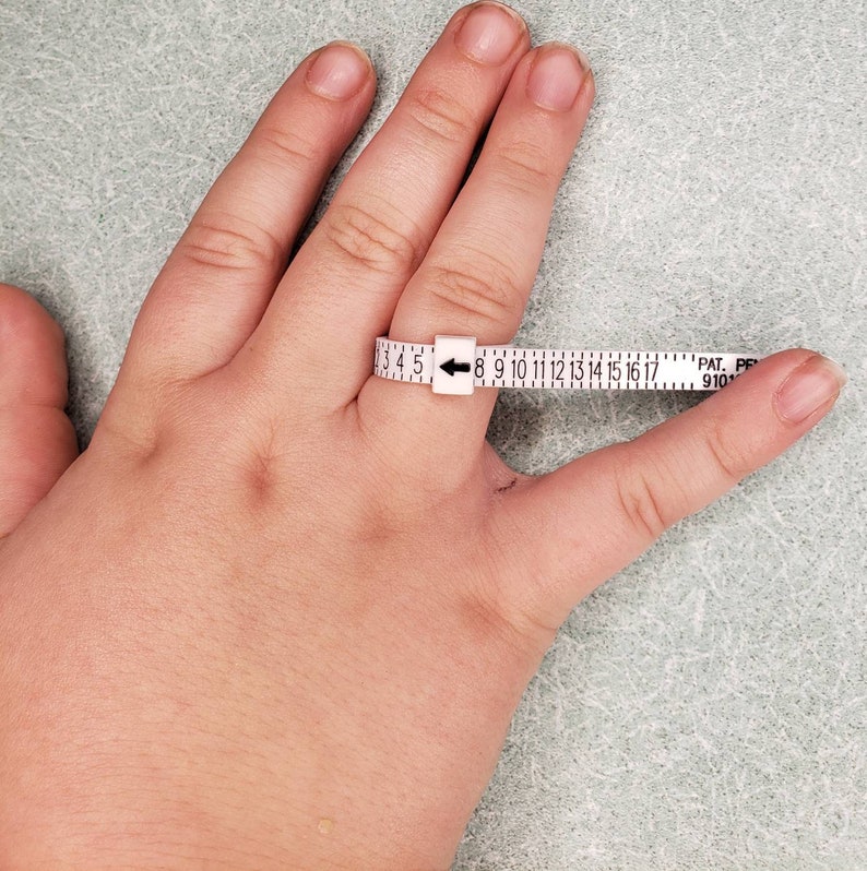 Plastic Ring Sizer Home Ring Sizing Tool Measure Your - Etsy