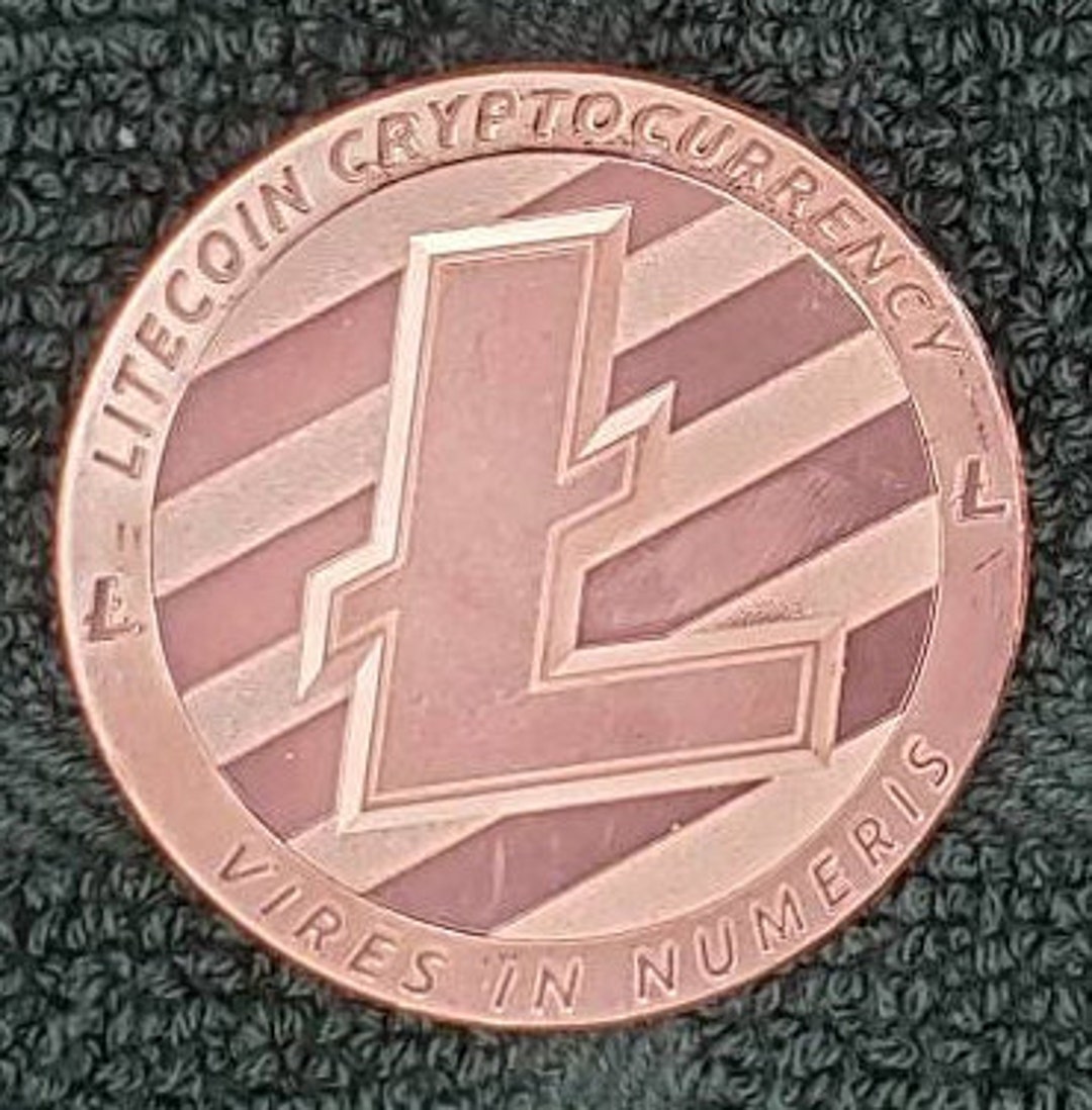 Copper Litecoin Round - Copper Crypto - Copper Litecoin - Collectable ...