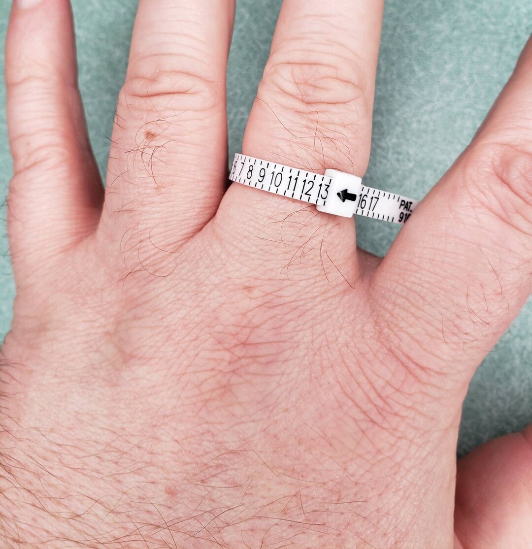 Plastic Ring Sizer - Home Ring Sizing Tool - Measure Your Finger at ...