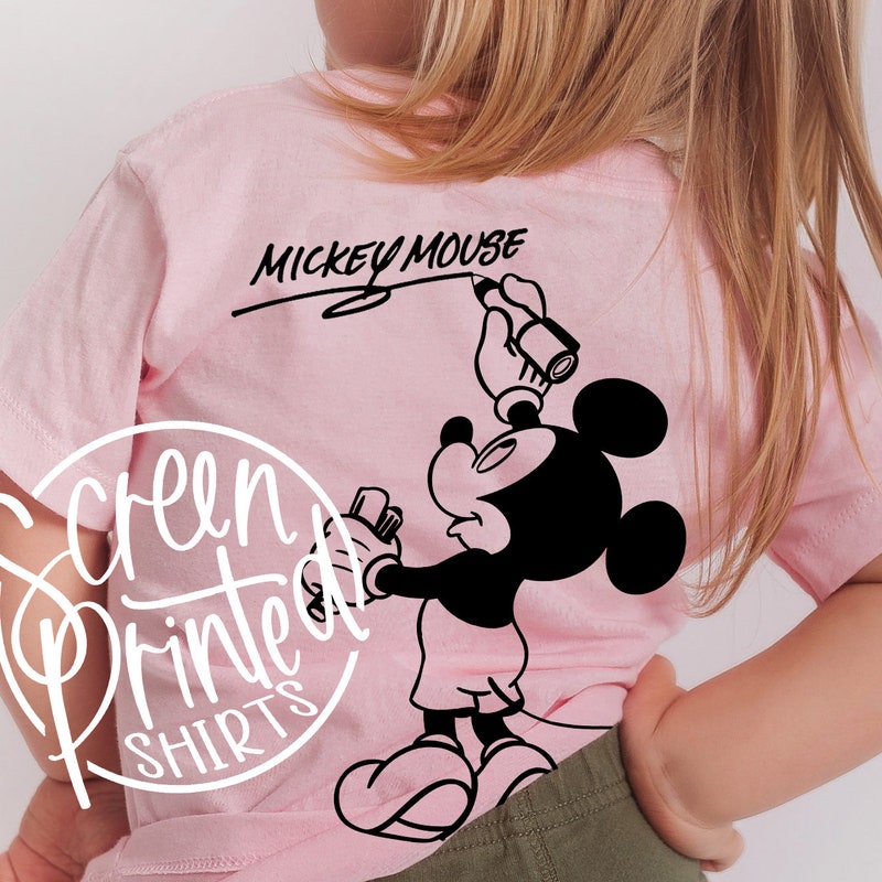 Mickey Signature - Etsy