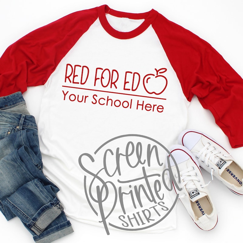 Red for Ed Tshirt - Etsy