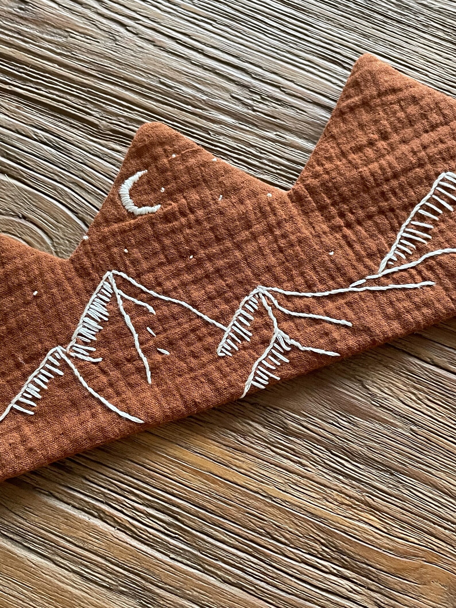 Birthday Crown, Fabric Crown, Roleplay, Hand Embroidery, Mountains ...