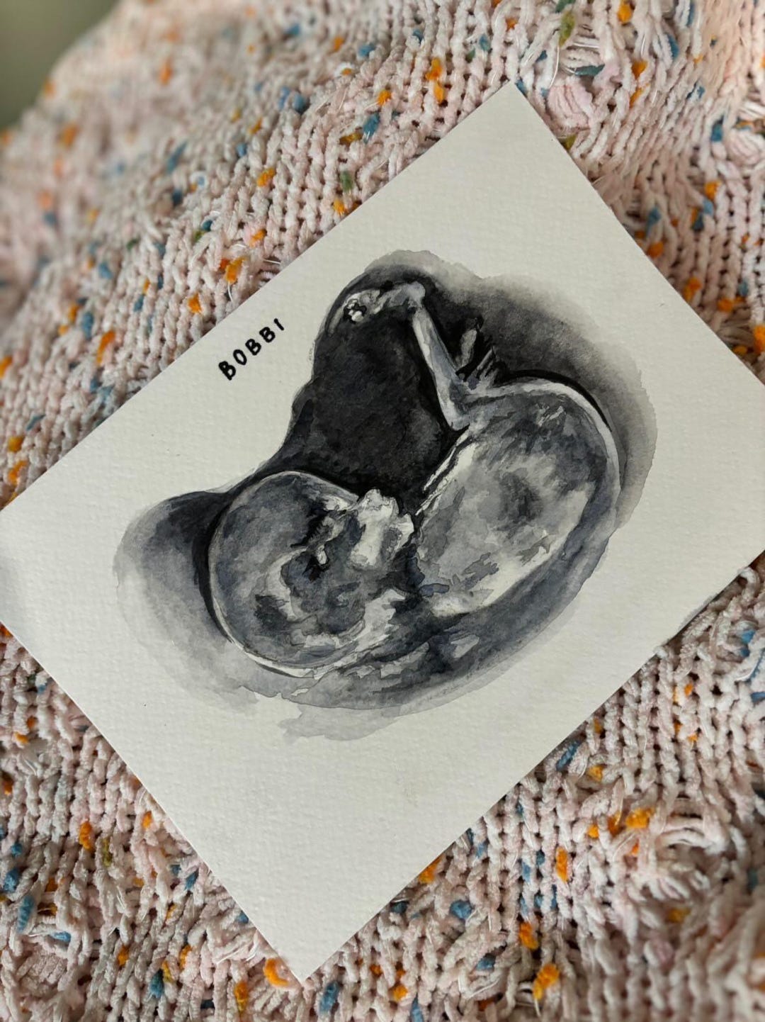 Bespoke Sonogram Art - Etsy