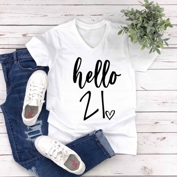 Hello 21 Women's Shirt - Etsy