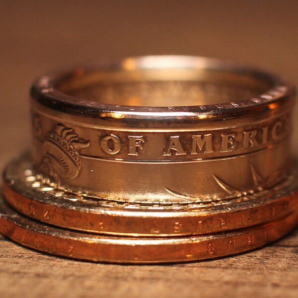 Dollar Coin Ring - Etsy
