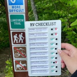 RV Checklist Before Leaving (customizable), Camping Essentials, Visual ...