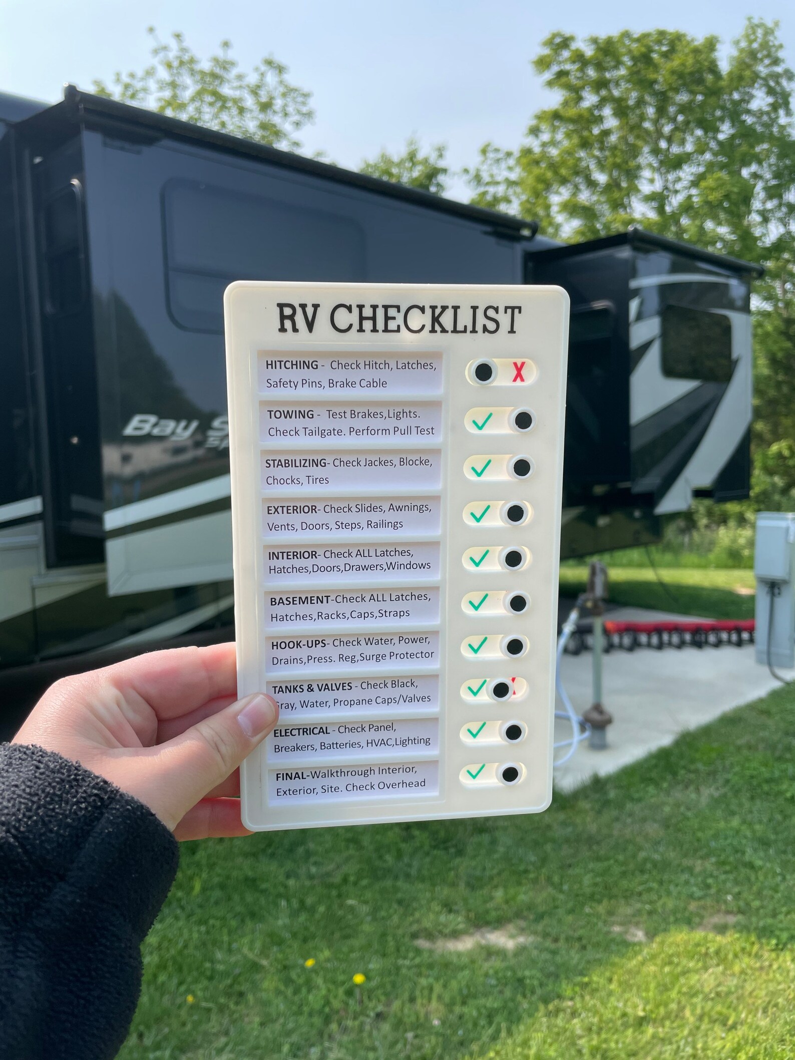 RV Checklist Before Leaving customizable Camping - Etsy