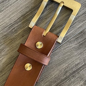 Horween Russet Horsehide Belt 1.5 Wide - Etsy