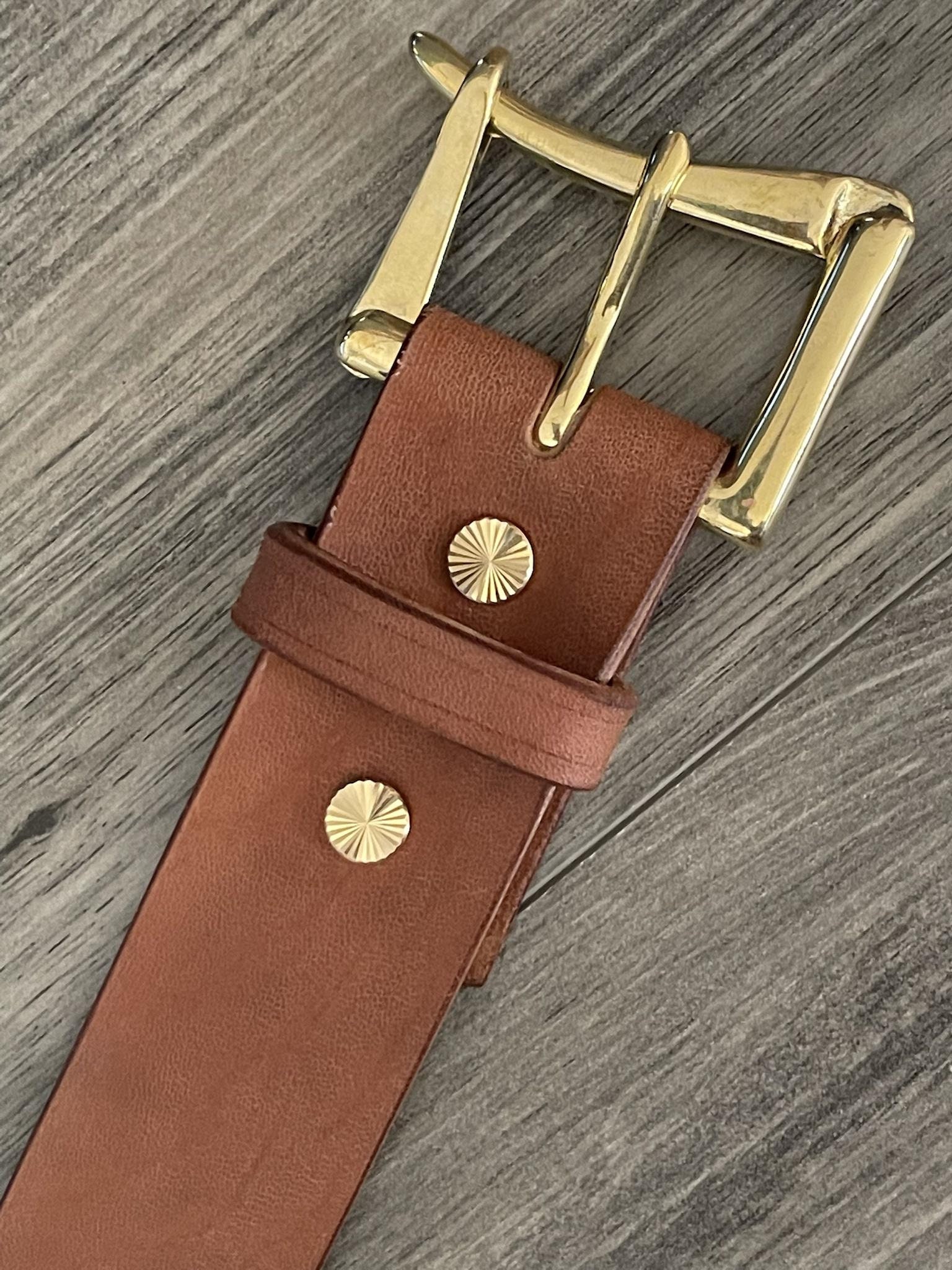 Horween Russet Horsehide Belt 1.5 Wide - Etsy