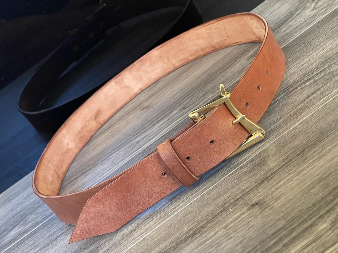 Horween Russet Horsehide Belt 1.5 Wide - Etsy