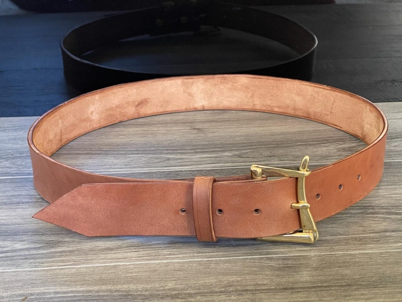 Horween Russet Horsehide Belt 1.5 Wide - Etsy