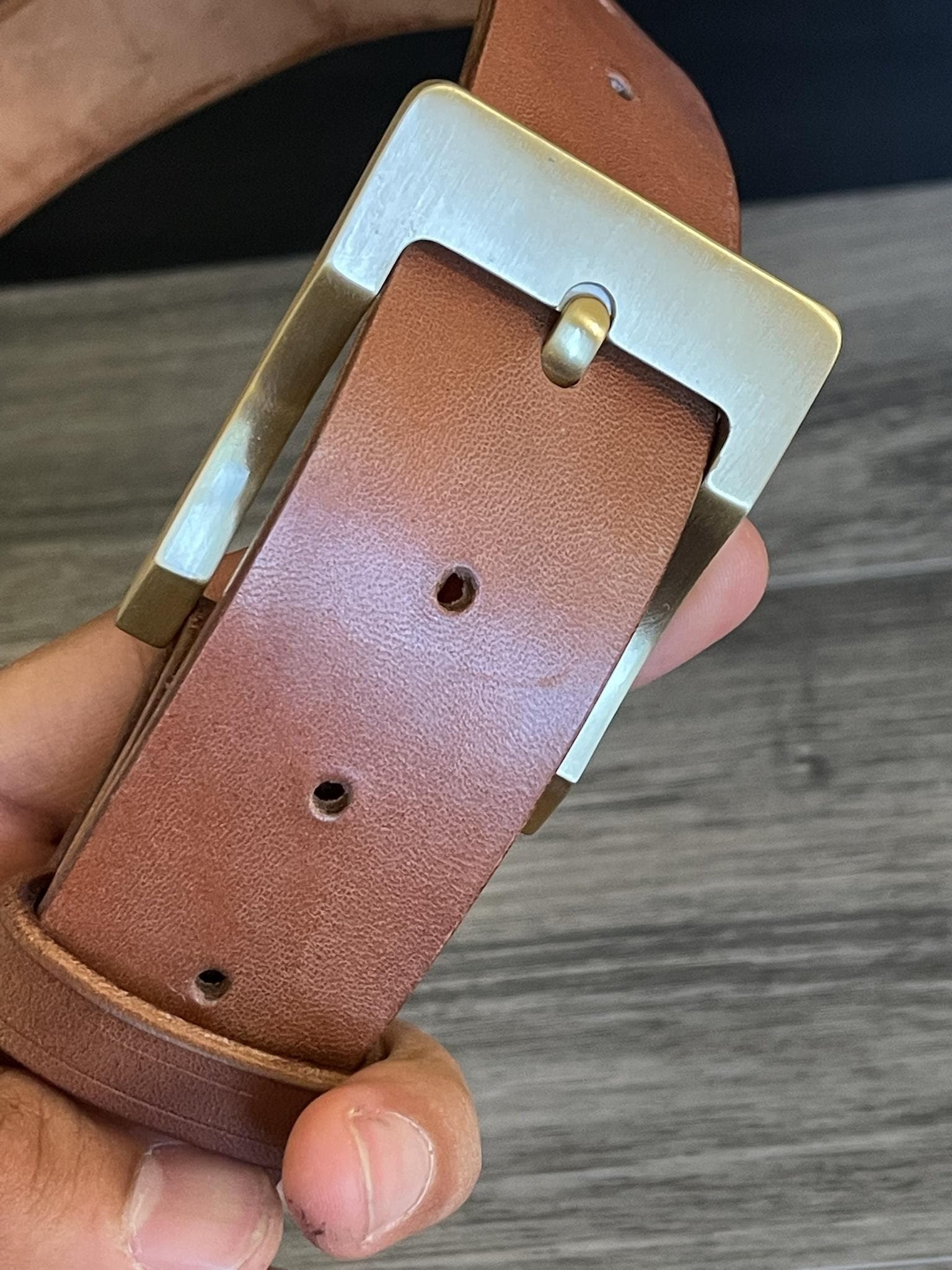 Horween Russet Horsehide Belt 1.5 Wide - Etsy