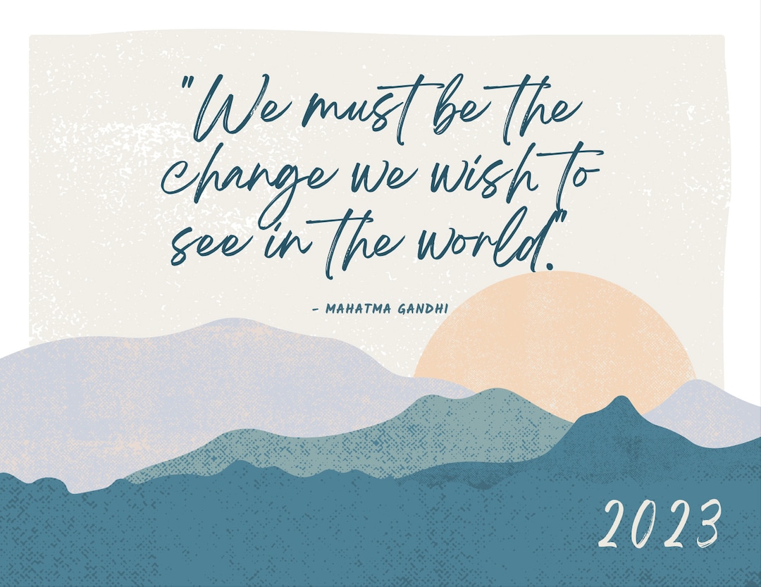 Printable Inspirational Calendar - Etsy