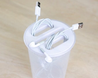 Customizable Cable Organizer STL File - 3D Printable Cord Holder ...