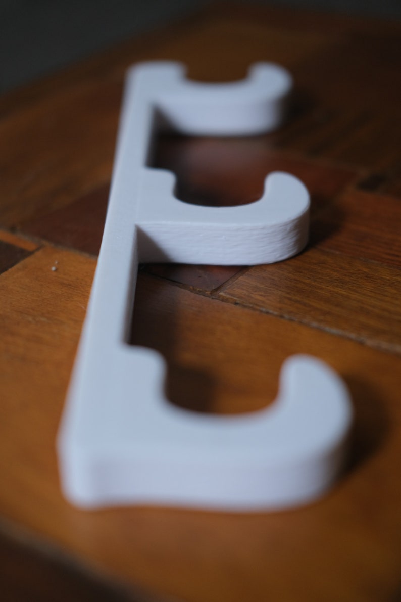 Trident Rod Bracket - 3D Print File - Elegant Multi-hook Storage for ...