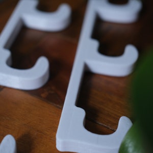 Trident Rod Bracket - 3D Print File - Elegant Multi-hook Storage for ...