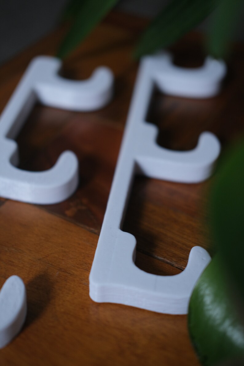 Trident Rod Bracket - 3D Print File - Elegant Multi-hook Storage for ...