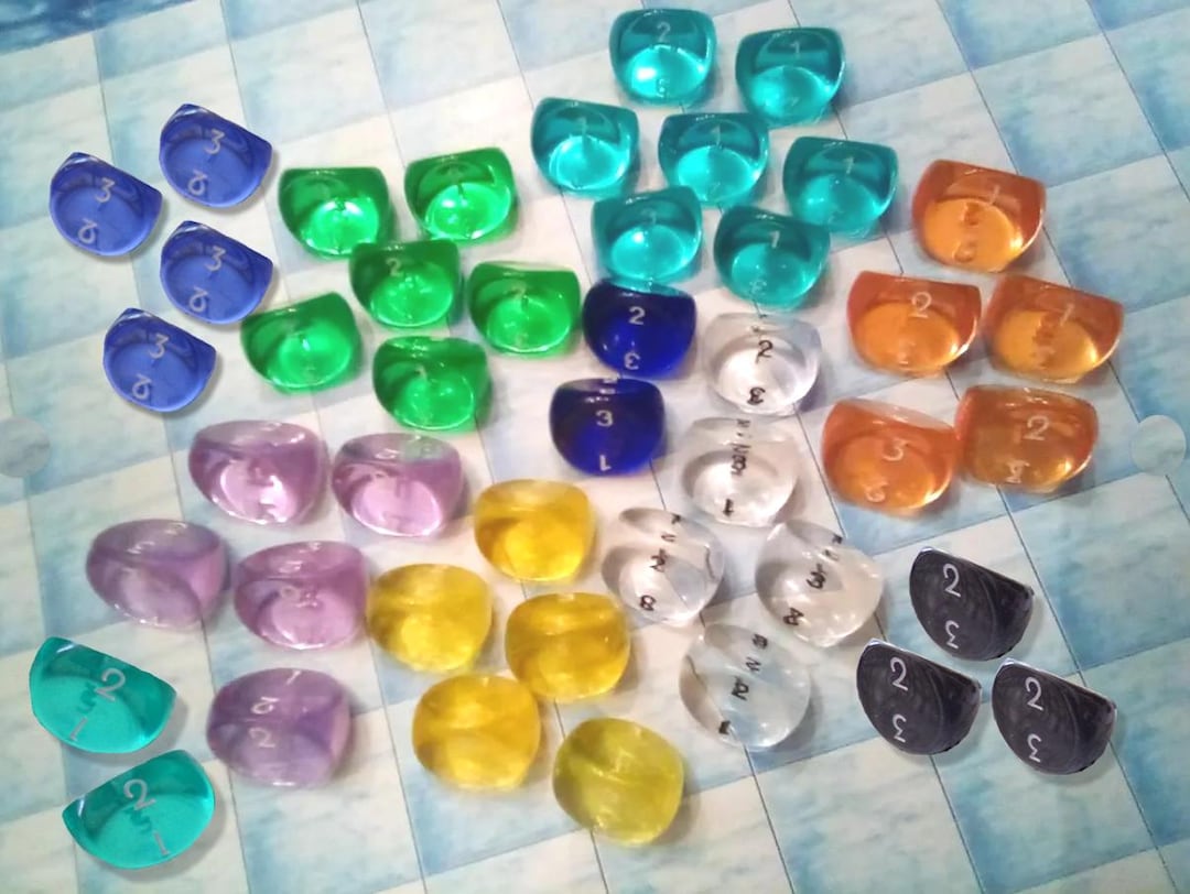 Trapezoid Style Polyhedral Single D3 for TTRPG RPG Pathfinder ...