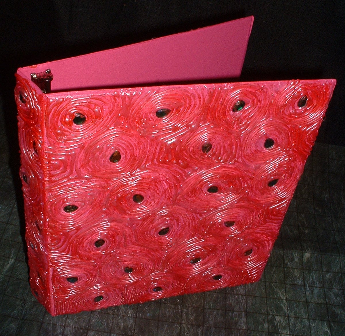 Binder Artisan Jeweled Sculpted Vinyl Organizational 3-ring - Etsy