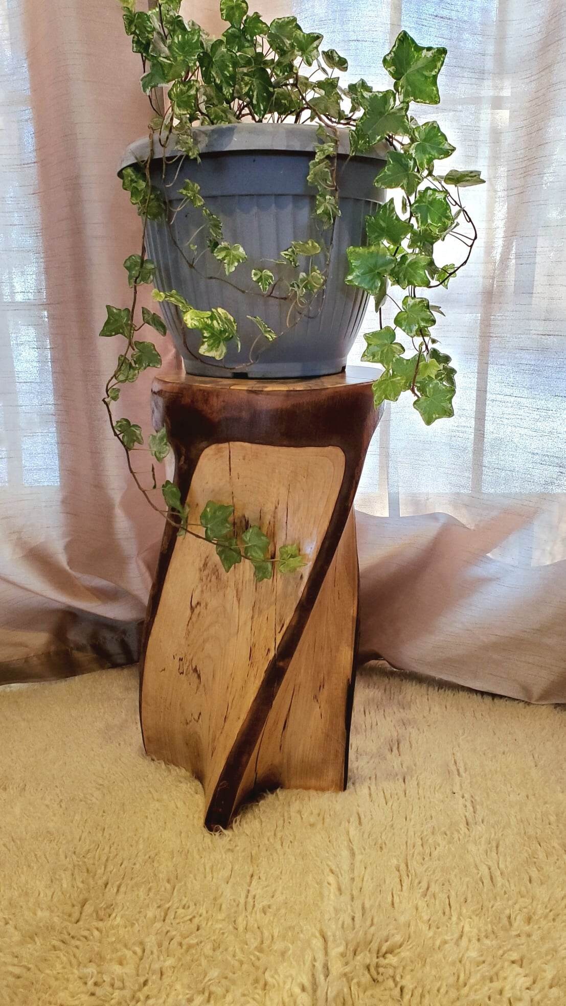 Twisted Log / Handmade / Maple Wood / Tree Stump / Rustic - Etsy