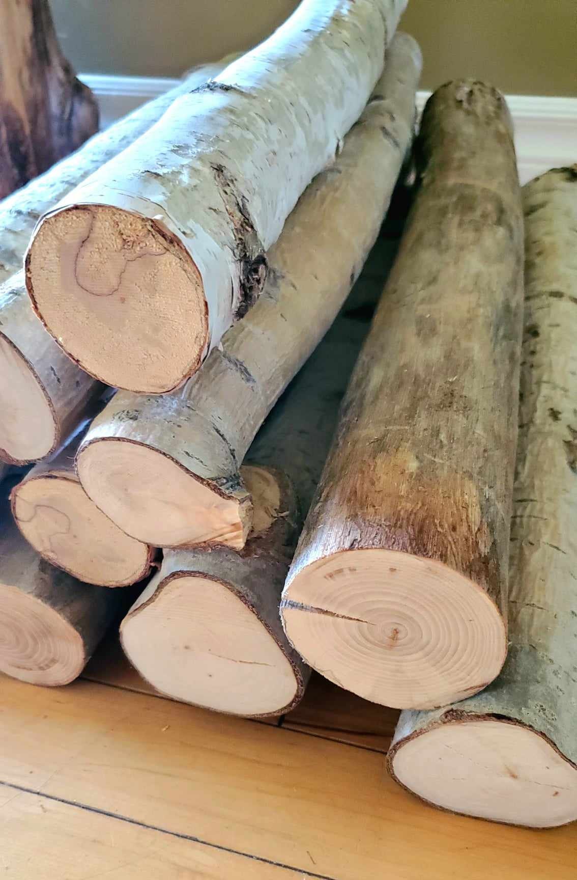 Wooden Logs Sticks / Wood Rope / Dried Branches / Rustic Decoration ...