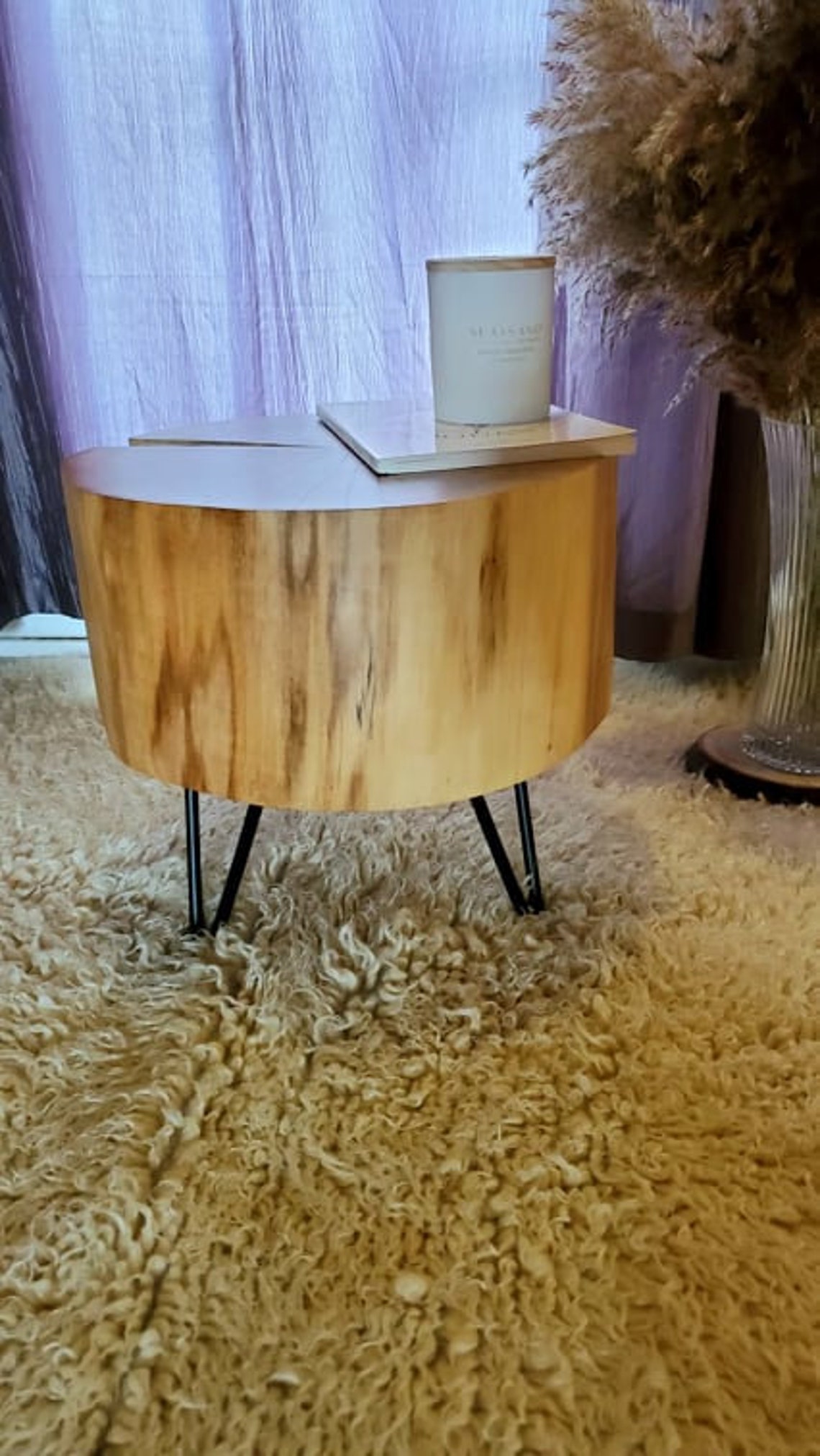 Small Hardwood Coffee Table Log Stump Log Furniture - Etsy