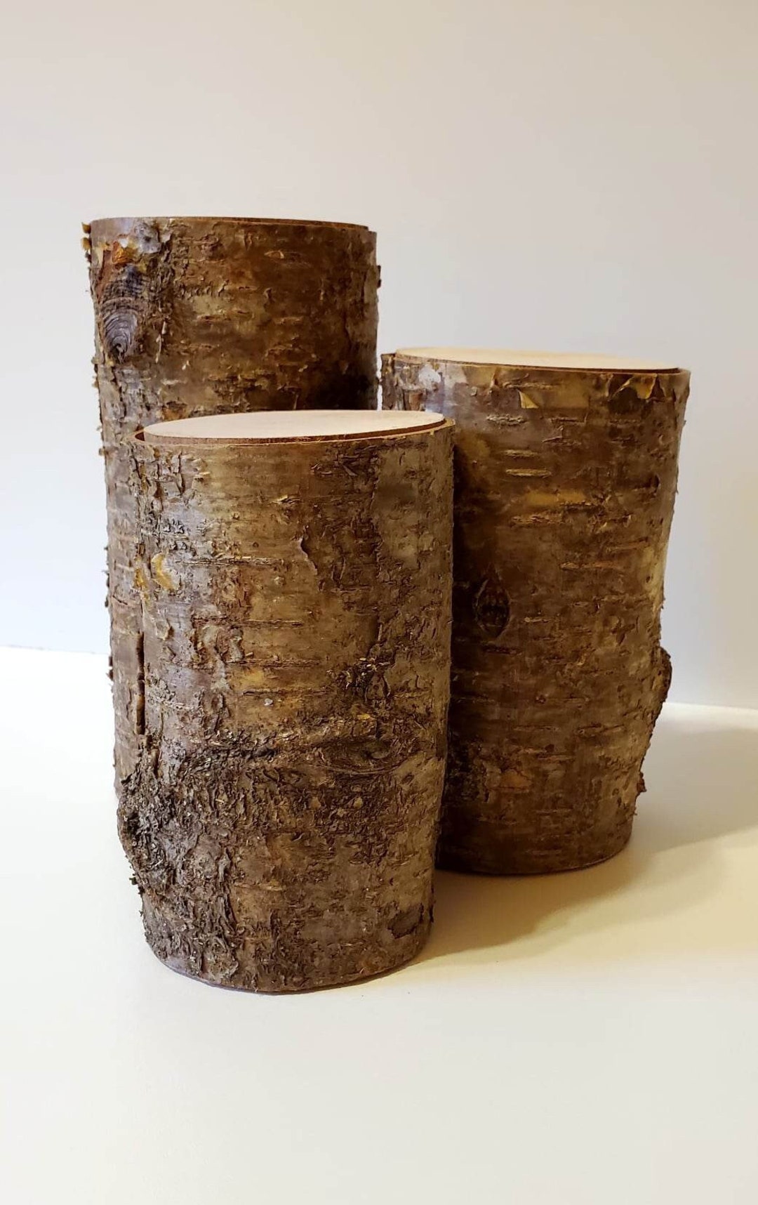 3 Logs / Diameter 2.75 to 3 Inches / Natural / Rustic - Etsy