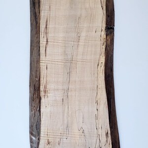Live Edge Slab / Spalted Maple / Live Edge Wood / Raw and Dry - Etsy