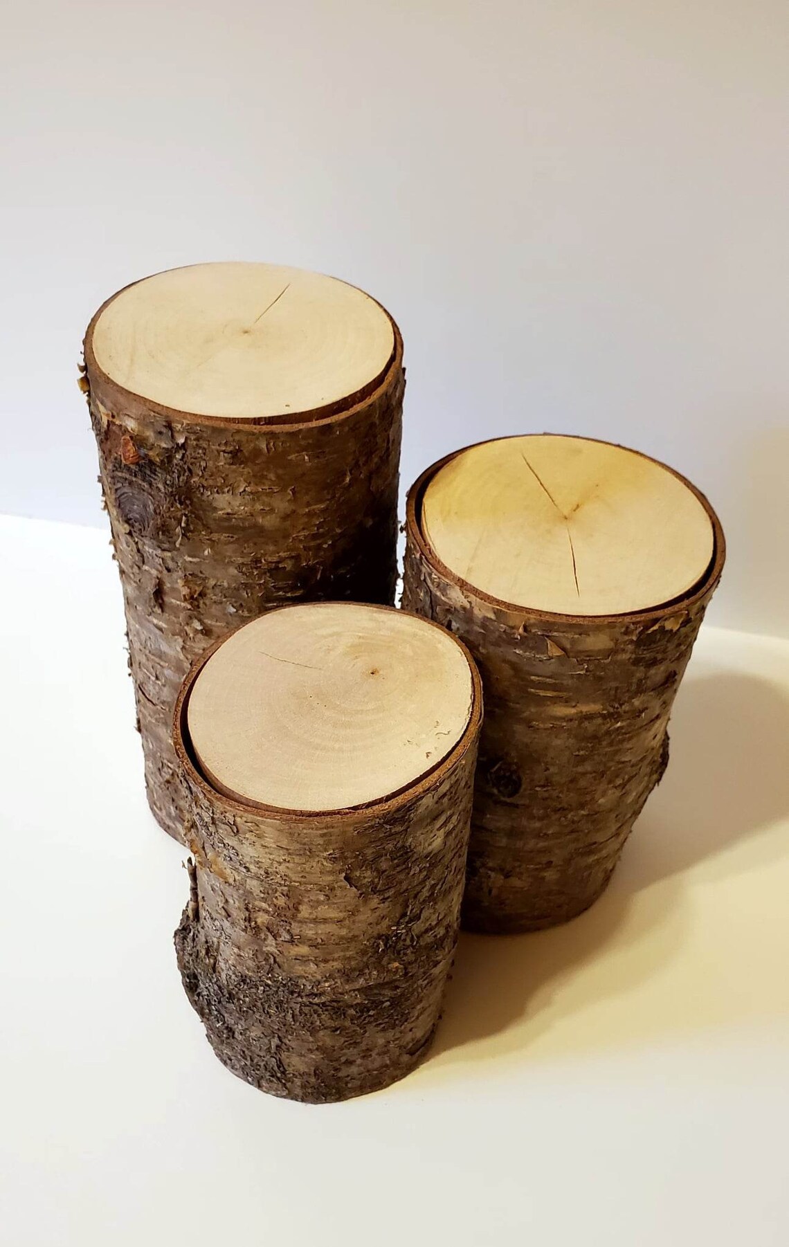 3 Logs / Diameter 2.75 to 3 Inches / Natural / Rustic - Etsy