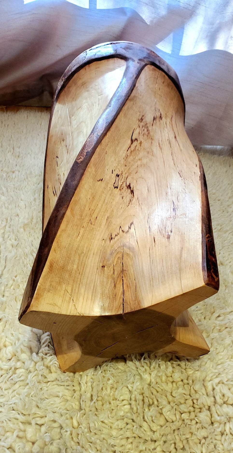 Twisted Log / Handmade / Maple Wood / Tree Stump / Rustic - Etsy