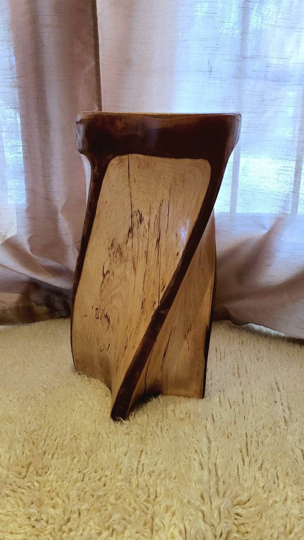 Twisted Log / Handmade / Maple Wood / Tree Stump / Rustic - Etsy