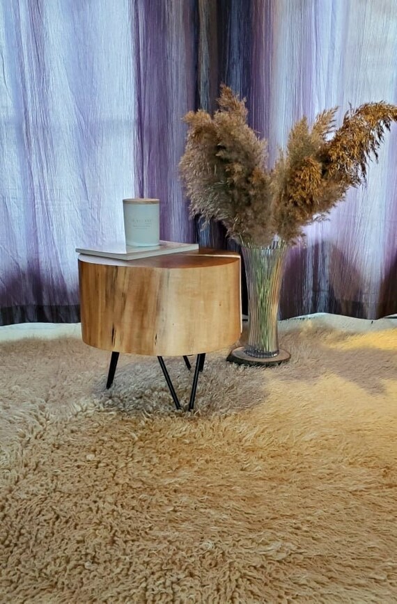 Small Hardwood Coffee Table Log Stump Log Furniture - Etsy