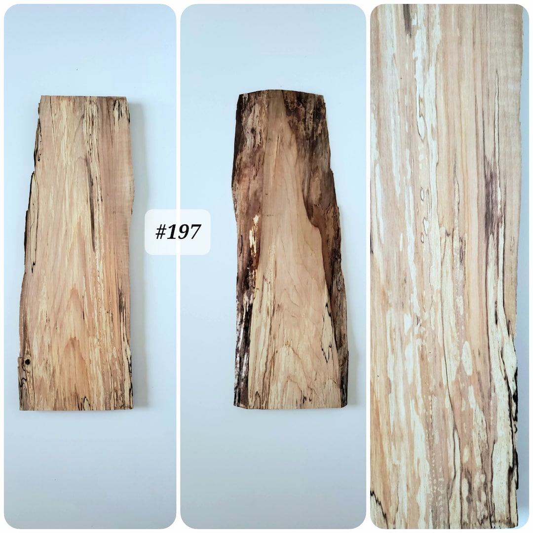 Planed Board 197 / Live Edge Wood Slice / Natural Wood / - Etsy